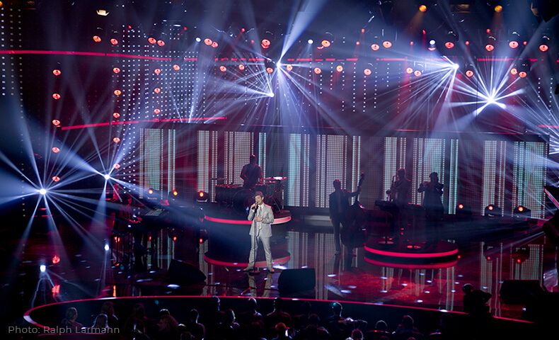 Impressive light show for Eurovision Song Contest - AO Technology