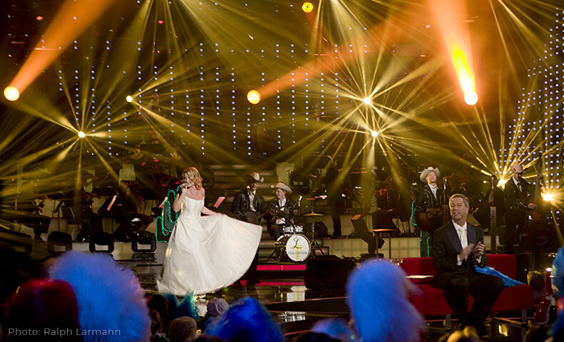 Impressive light show for Eurovision Song Contest - AO Technology