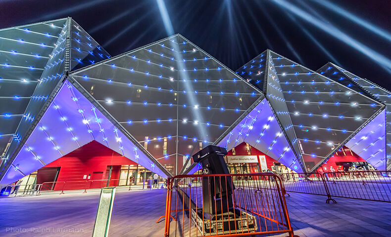 Impressive light show for Eurovision Song Contest - AO Technology