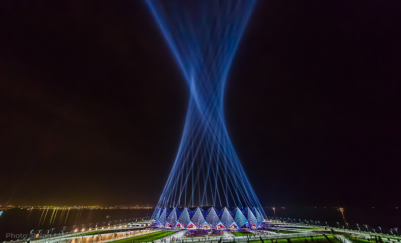 Impressive light show for Eurovision Song Contest - AO Technology