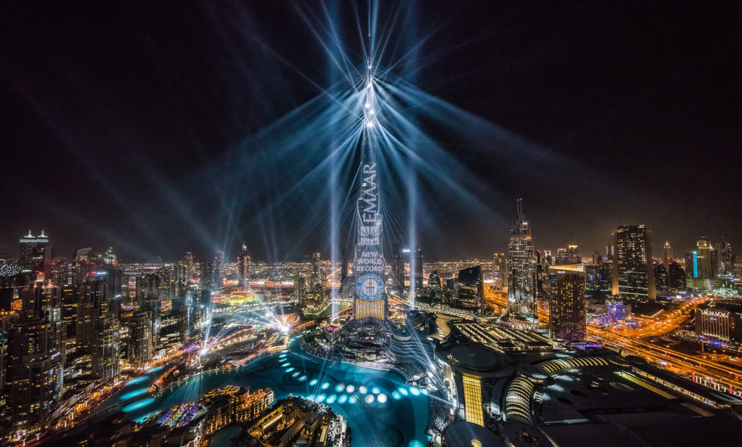 Light Up breaks world record - Arts Outdoor Lighting Multimedia and Drones