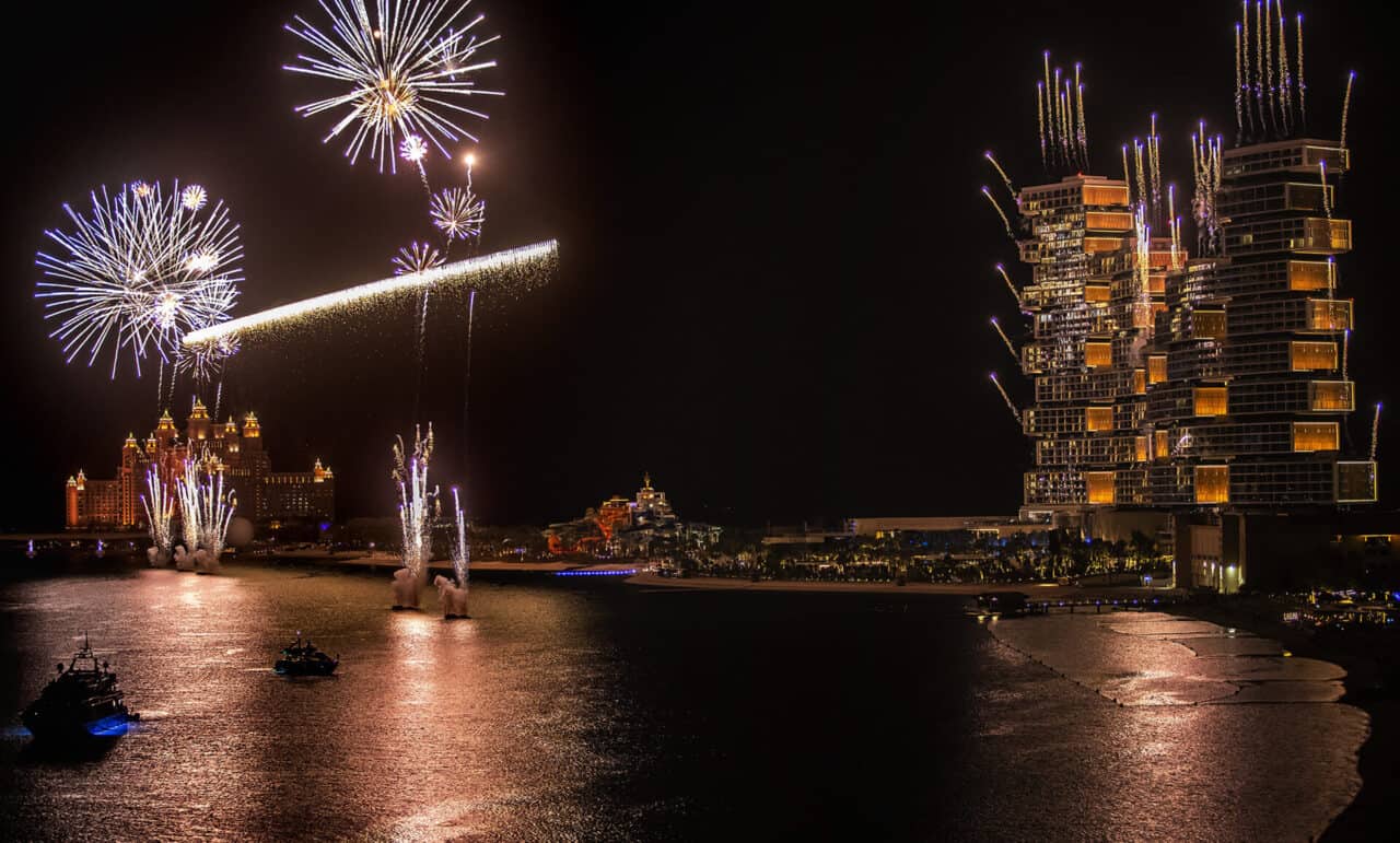 Atlantis The Royal launch - Arts Outdoor Lighting Multimedia and Drones